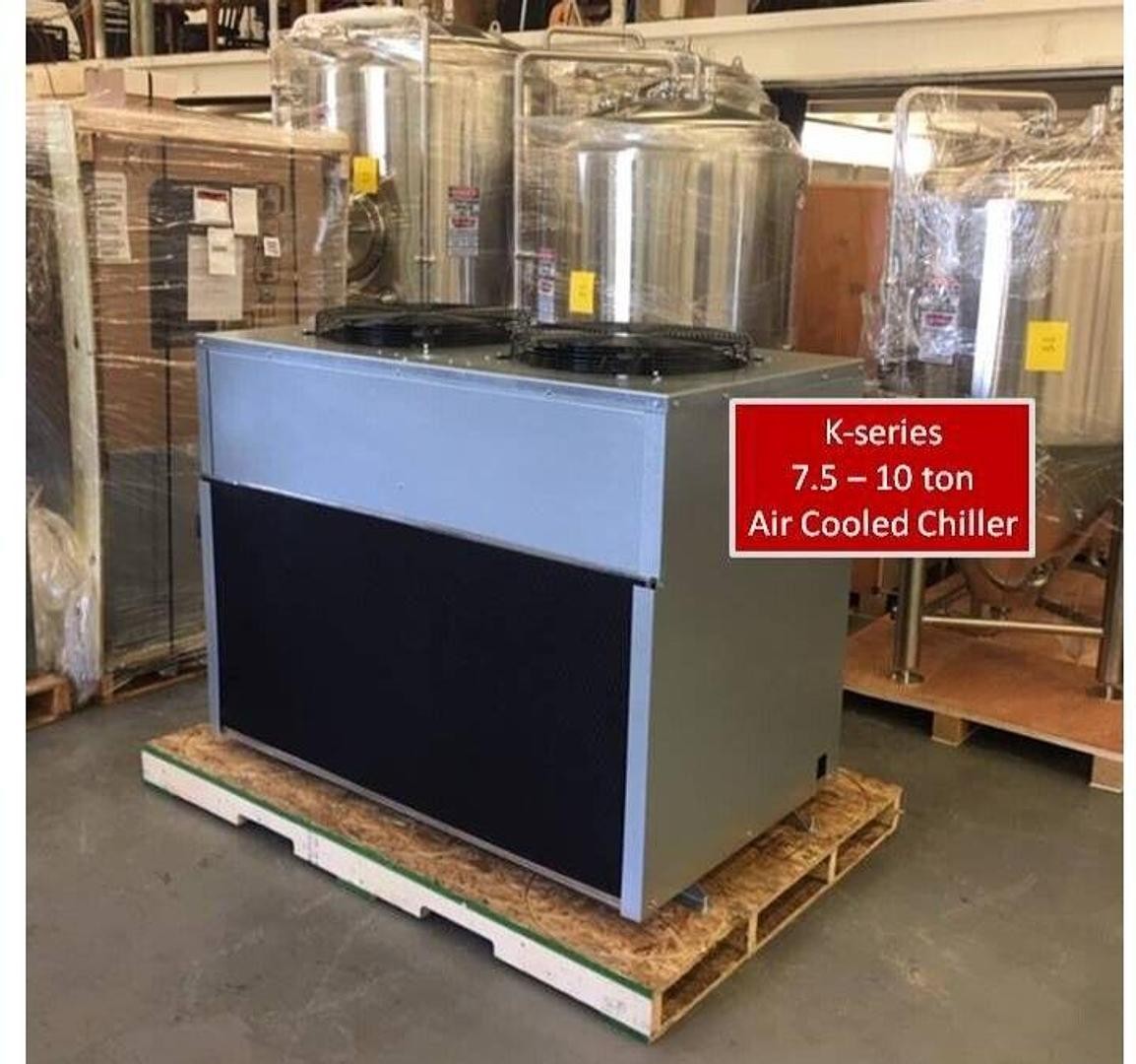 2025 10 ton Air Cooled Glycol Chiller 25F OUTDOOR Made in USA 230V IN ...
