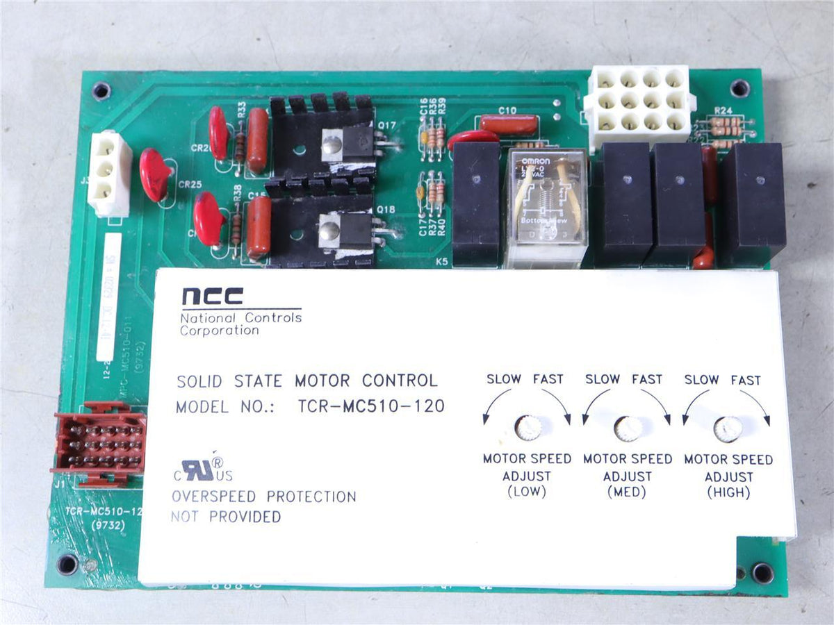 Cleveland NCC TCR-MC510-120 / Solid State Motor Control Circuit Board ...