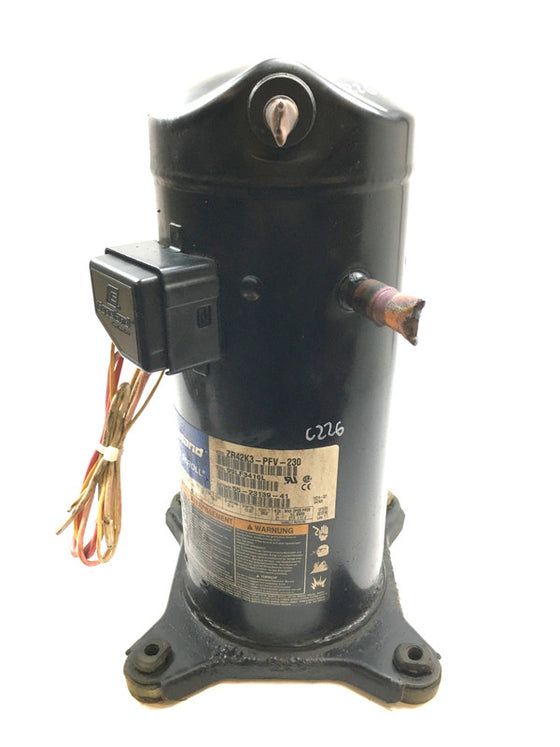 Copeland Scroll 3.5 Ton Compressor Model ZR42K3-PFV-230 R-22 208-230V ...