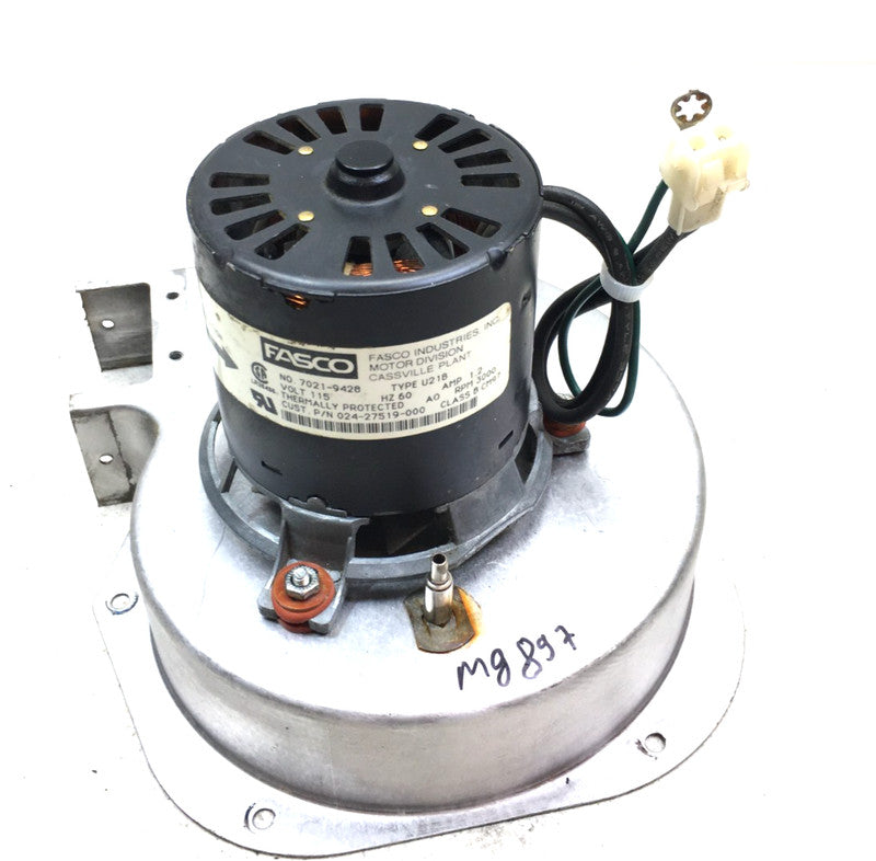 FASCO 7021-9428 Furnace Draft Inducer Blower Motor 024-27519-000 #MG89 ...