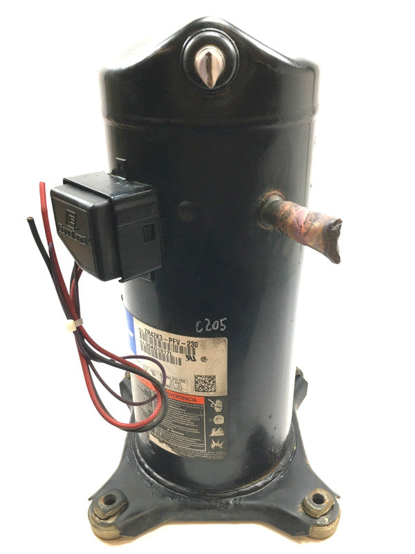 Copeland Scroll 3.5 Ton Compressor Model ZR42K3-PFV-230 R-22 208-230V ...