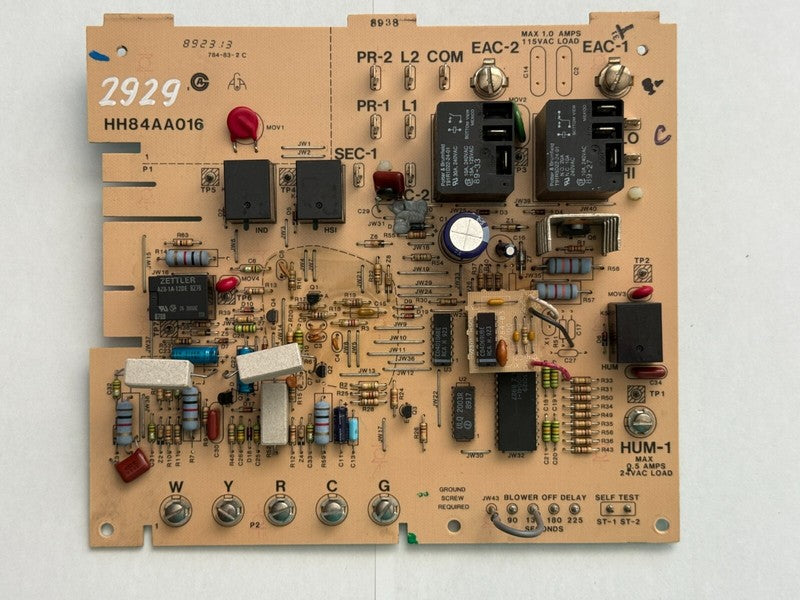 Carrier Bryant Payne HH84AA016 Control Board– Willard's HVAC Supply