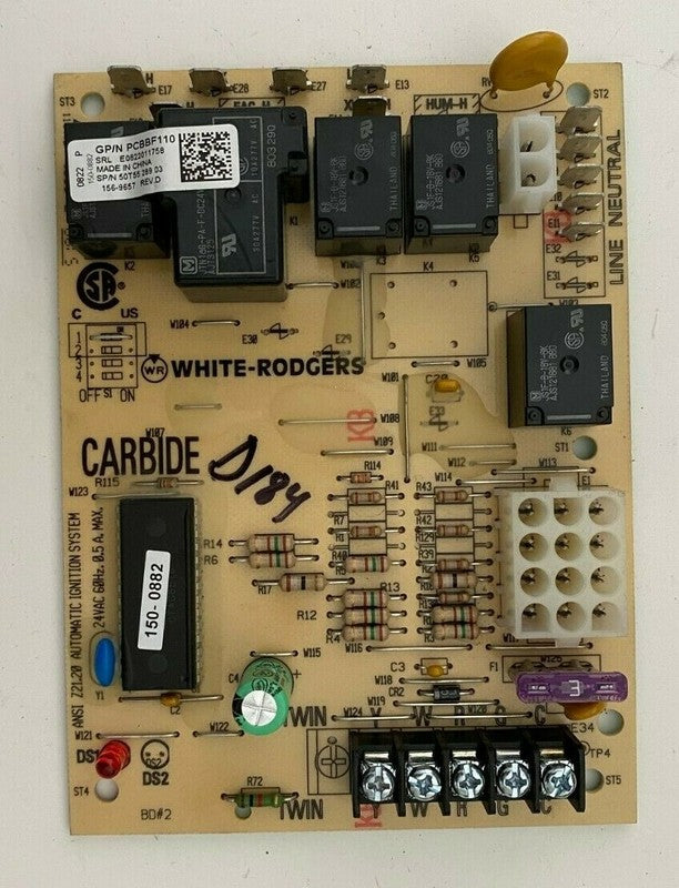 Goodman Amana PCBBF110 Furnace Control Board 50T55-289 #D184**– Willard ...