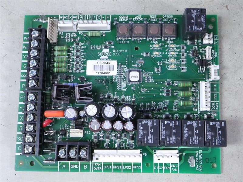 YORK COLEMAN EVCON Source1 170469 Blower Fan Control Circuit Board 100 ...