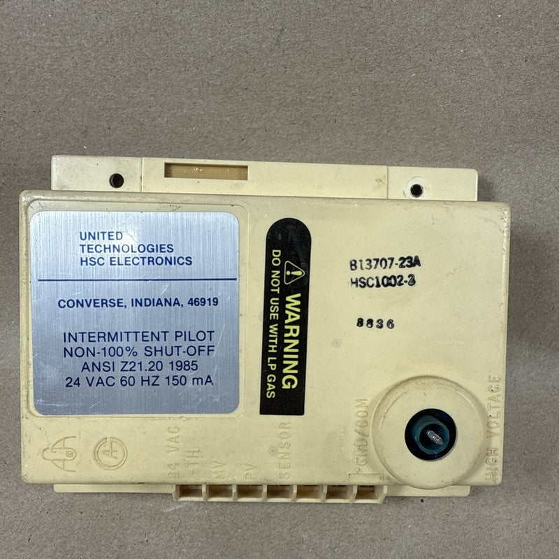 United Technologies B13707-23A Intermittent Pilot Control Module HSC10 ...