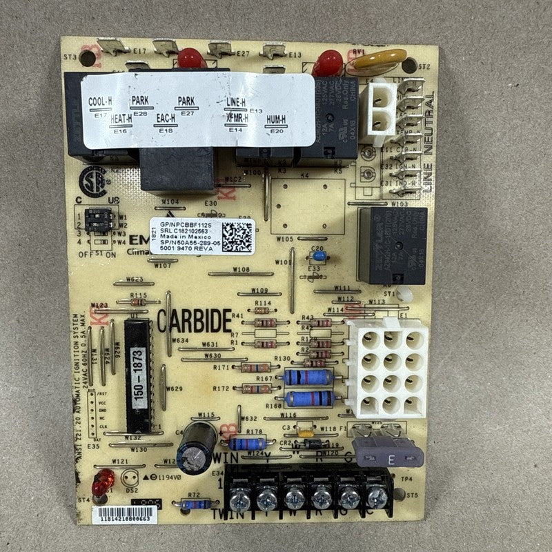 Goodman Amana PCBBF112S Control Circuit Board 50A55-289-04 5001-8809 ...