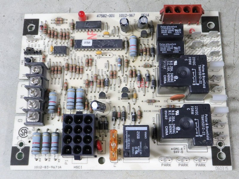 Honeywell LENNOX 47582-001 Furnace Control Circuit Board 1012-967 ...