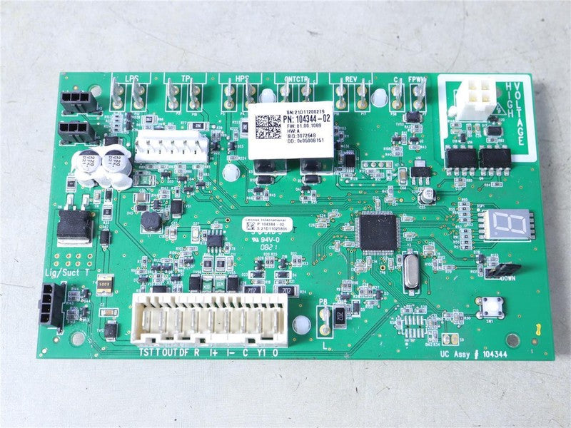 LENNOX 104344-02 HVAC PCB Display Control Circuit Board– Willard's HVAC ...