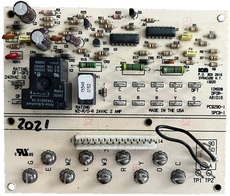 ICM320 Defrost Control Board AB1016– Willard's HVAC Supply