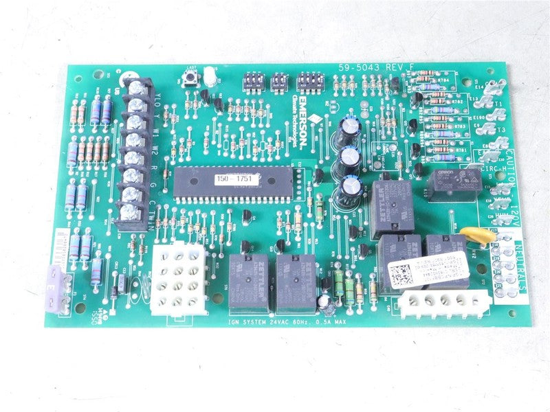 EMERSON PCBBF137 50M58-289-02 Control Circuit Board 59-5043 REV F ...