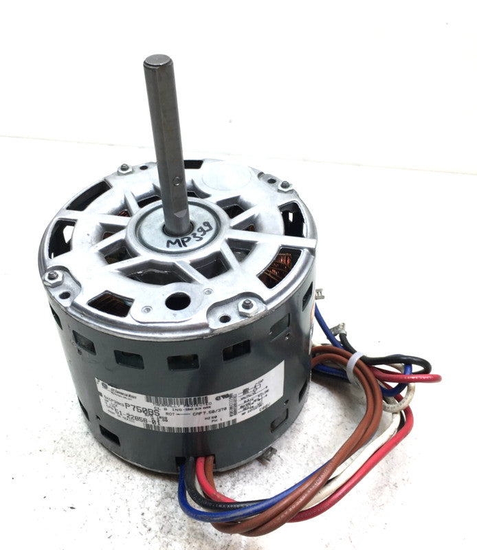 GE Motors 5KCP39KGP750BS Blower Motor 1/2HP 1050RPM 115V 51-22858-01 ...