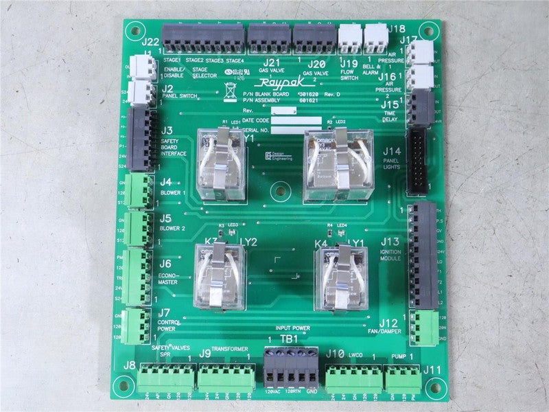 Raypak 601620 601621 007901F PCB Control Circuit Board CPW– Willard's ...