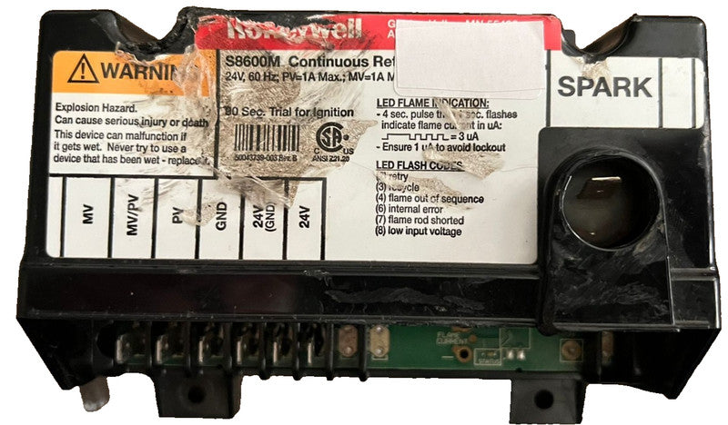 S8600M AS PICTURED - Furnace Ignition Control Board– Willard's HVAC Supply