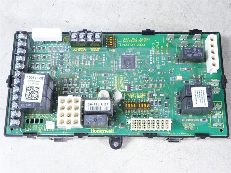 LENNOX Honeywell Armstrong 100870-02 Furnace Control Circuit Board S92 ...